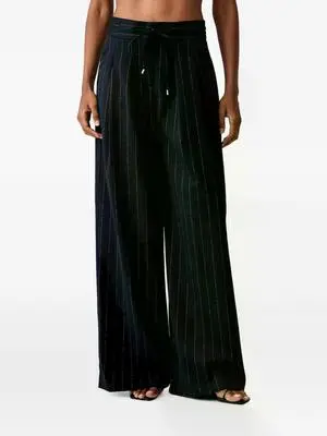 ERMANNO FIRENZE Pinstripe-pattern Palazzo Pants