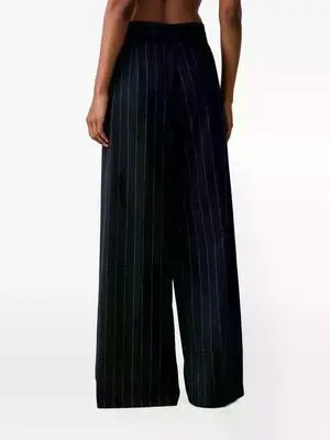 ERMANNO FIRENZE Pinstripe-pattern Palazzo Pants