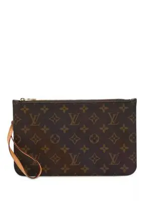 LOUIS VUITTON 2019 Monogram Neverfull Mm Pouch - Brown