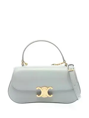 Celine 2010-2026 Teen Leather Laura Bag Satchel - Blue