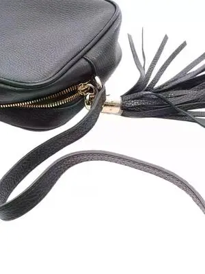 Gucci 2000-2015 Calfskin Soho Disco Crossbody Bag - Black