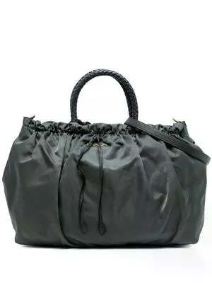 Prada 2013-2025 Tessuto Bow Satchel - Grey