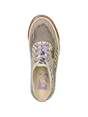 VANS Checkerboard-knit Low-top Sneakers