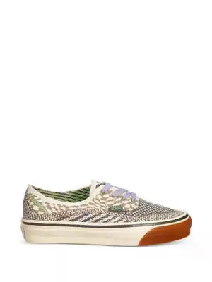 VANS Checkerboard-knit Low-top Sneakers - Neutrals