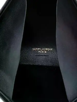 Saint Laurent 2018 Small Leather Pyramid Box Clutch Bag