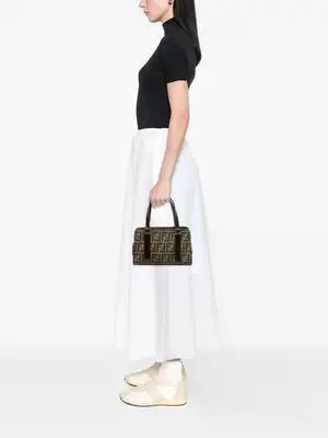 Fendi 2000-2010 Zucca Canvas Handbag