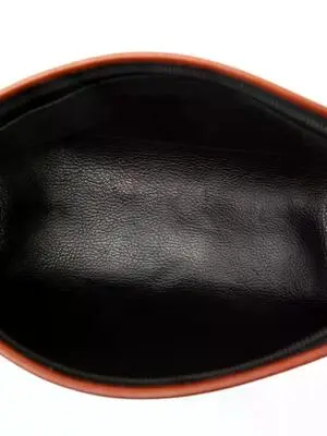 Fendi 20th Century Pequin Coated Canvas Cosmetic Clutch Bag