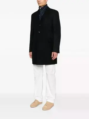 FAY Layered Single-breasted Coat