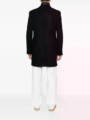 FAY Layered Single-breasted Coat