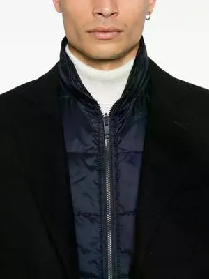 FAY Layered Single-breasted Coat