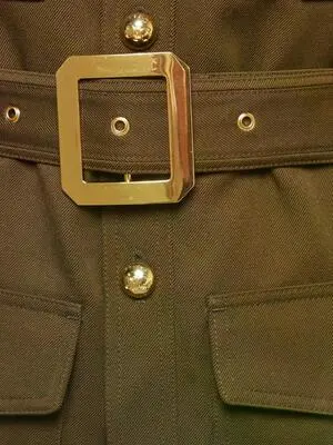 Celine Saharien Belted Military Jacket