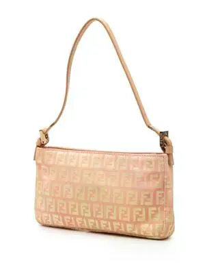 Fendi 2000-2010 Zucchino Canvas Pochette Shoulder Bag