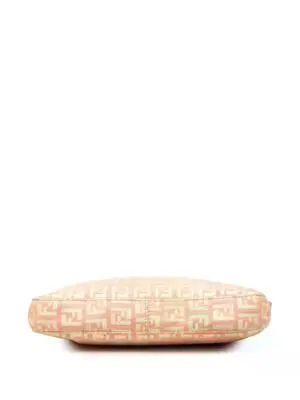 Fendi 2000-2010 Zucchino Canvas Pochette Shoulder Bag