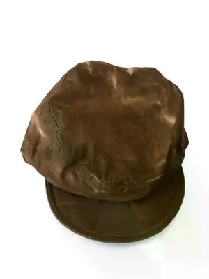 Costume National Corduroy Newsboy Cap
