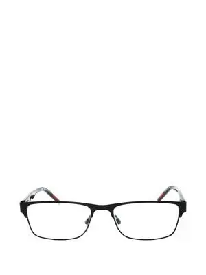 Hugo Rectangle-frame Glasses - Black