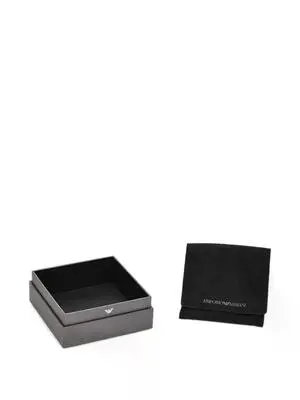 Emporio Armani Logo-plaque Curb-chain Necklace