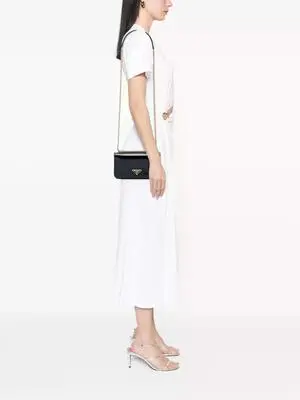 Prada 2013-2026 Soft Calf Chain Crossbody Bag