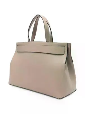 LANCEL Buckle-detail Leather Tote Bag
