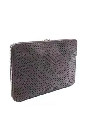 Bottega Veneta 2012-2026 Leather Punching Clutch Bag