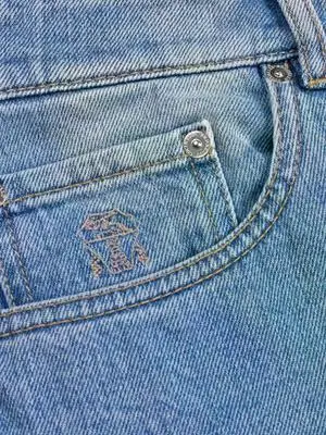 Brunello Cucinelli Faded Five-pocket Jeans