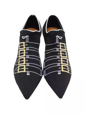 Marni Printed Buckle Pointed-toe Ankle Boots