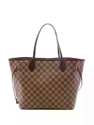 LOUIS VUITTON 2012 Damier Ebene Neverfull Mm Tote Bag - Brown