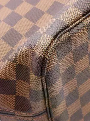 LOUIS VUITTON 2012 Damier Ebene Neverfull Mm Tote Bag - Brown