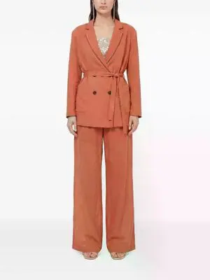 Brunello Cucinelli Double-breasted Belted Suit