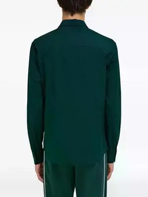 FERRAGAMO Button-up Long-sleeve Shirt - Green