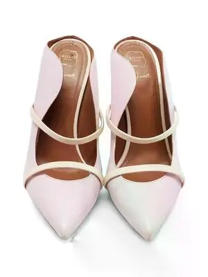 MALONE SOULIERS Maureen Leather Mules - Pink