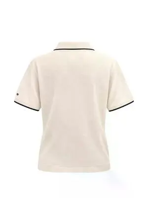 Tommy Hilfiger Contrast-trim Knitted Polo Shirt
