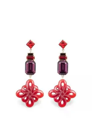 JENNIFER BEHR Katherina Crystal-embellished Earrings
