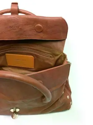 ZANELLATO Small Dotta Officina Leather Tote Bag - Brown