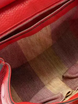 Gucci 2000-2015 Small Calfskin Bamboo Daily Satchel