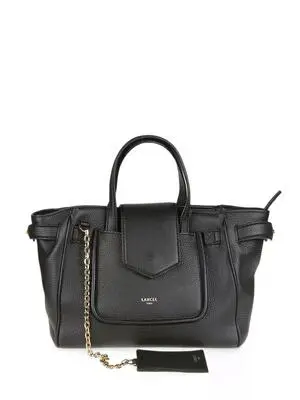 LANCEL P Thea Grained Tote Bag - Black