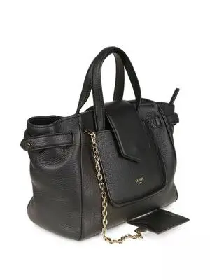LANCEL P Thea Grained Tote Bag - Black