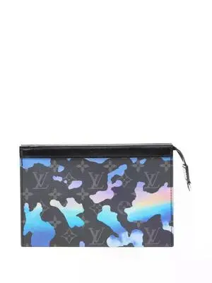LOUIS VUITTON 2021-2026 Monogram Eclipse Sunrise Gaston Wearable Wallet Crossbody Bag