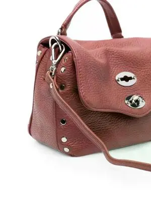 ZANELLATO Mini Postina Daily Studded Leather Tote Bag