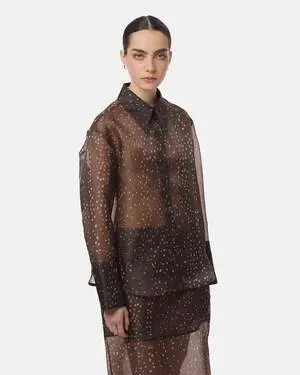 Apparis Tyra Doe Organza Shirt - Doe Multi