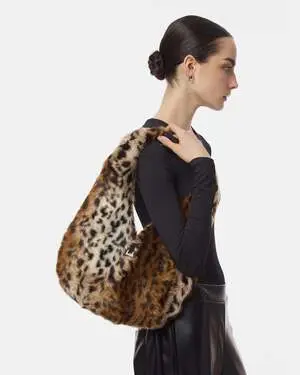 Apparis Colette Shaved Leopard Bag