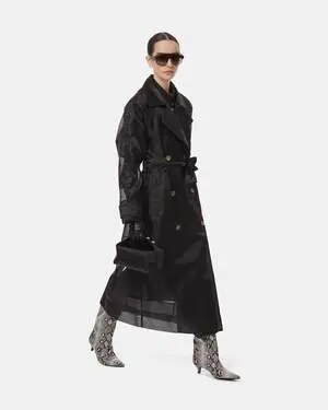 Apparis Lana Organza Trench Coat