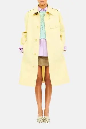 Ulla Johnson Sloane Trench Coat - Honeysuckle