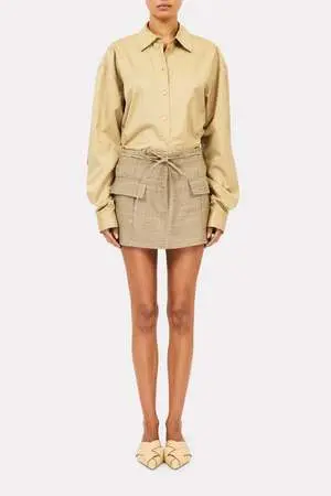 Ulla Johnson Catrina Cargo Mini Skirt - Desert