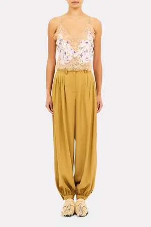 Ulla Johnson Luella Pleated Pant - Hazel