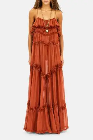 Ulla Johnson Naia Tiered Gown