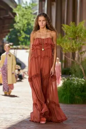 Ulla Johnson Naia Tiered Gown