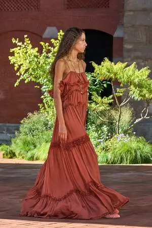 Ulla Johnson Naia Tiered Gown