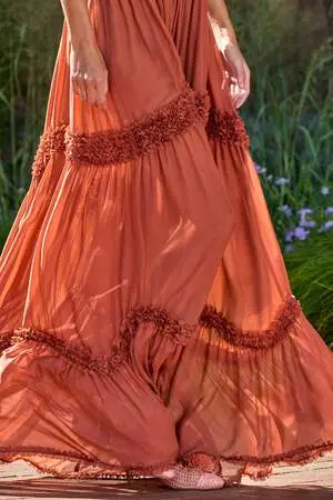 Ulla Johnson Naia Tiered Gown