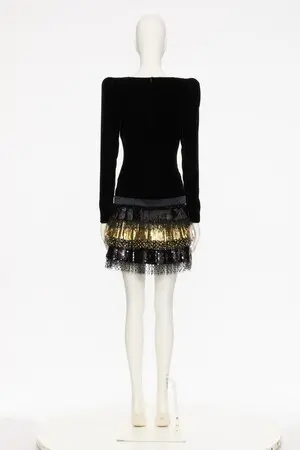 Valentino Garavani Bow Detailed Embellished Dress