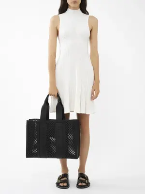 Chloé Woody Cut-out Detailing Leeather Tote Bag
